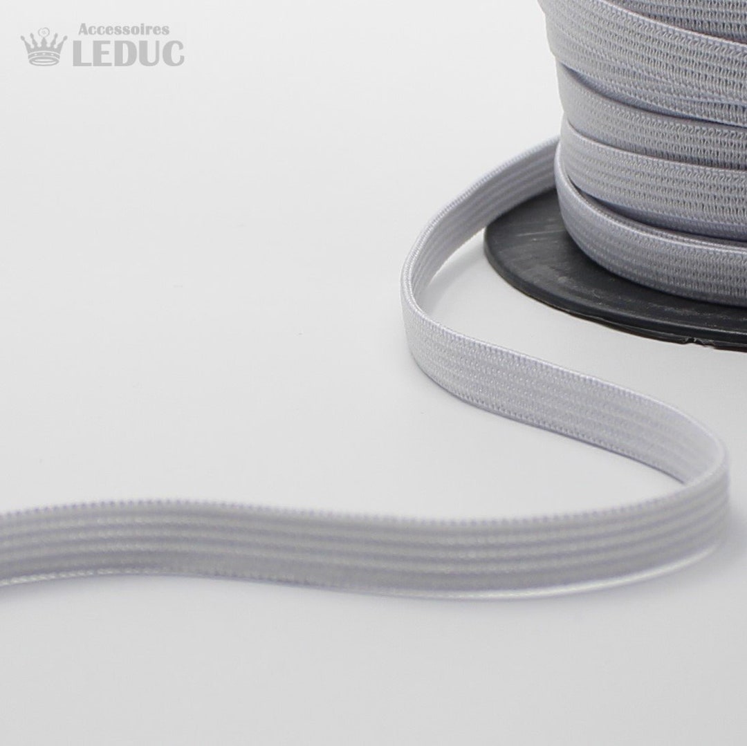 100 METRES Elastic 5mm Ideal for Making White or Black Reel Masks 100m ...