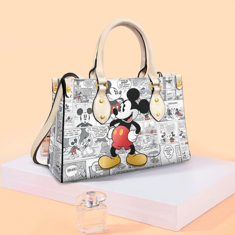 Mickey Leather HandBag,Mickey Handbag,Love Disney,Disney Handbag,Travel ...
