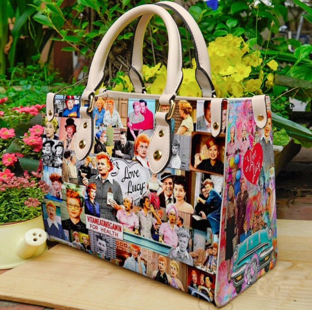 I Love Lucy Poster Cover Collection Leather Bag Personalized - Etsy