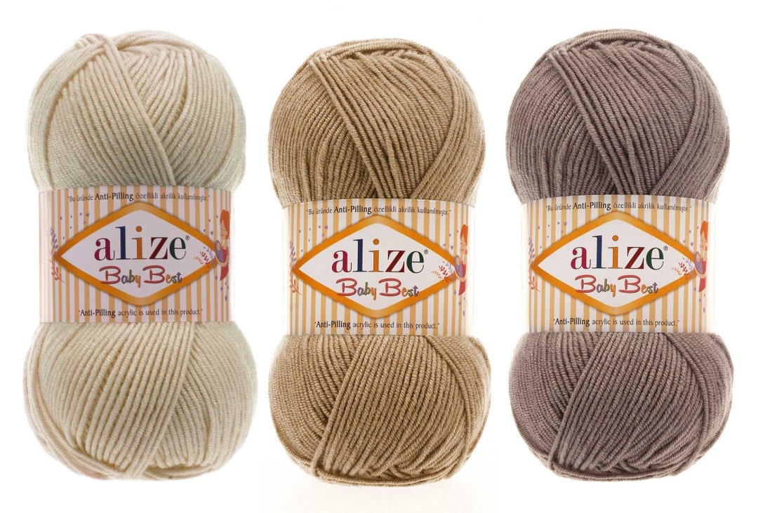 Yarn Alize Baby Best Yarn Bamboo Yarn Indian Cane Yarn Anti-pilling ...