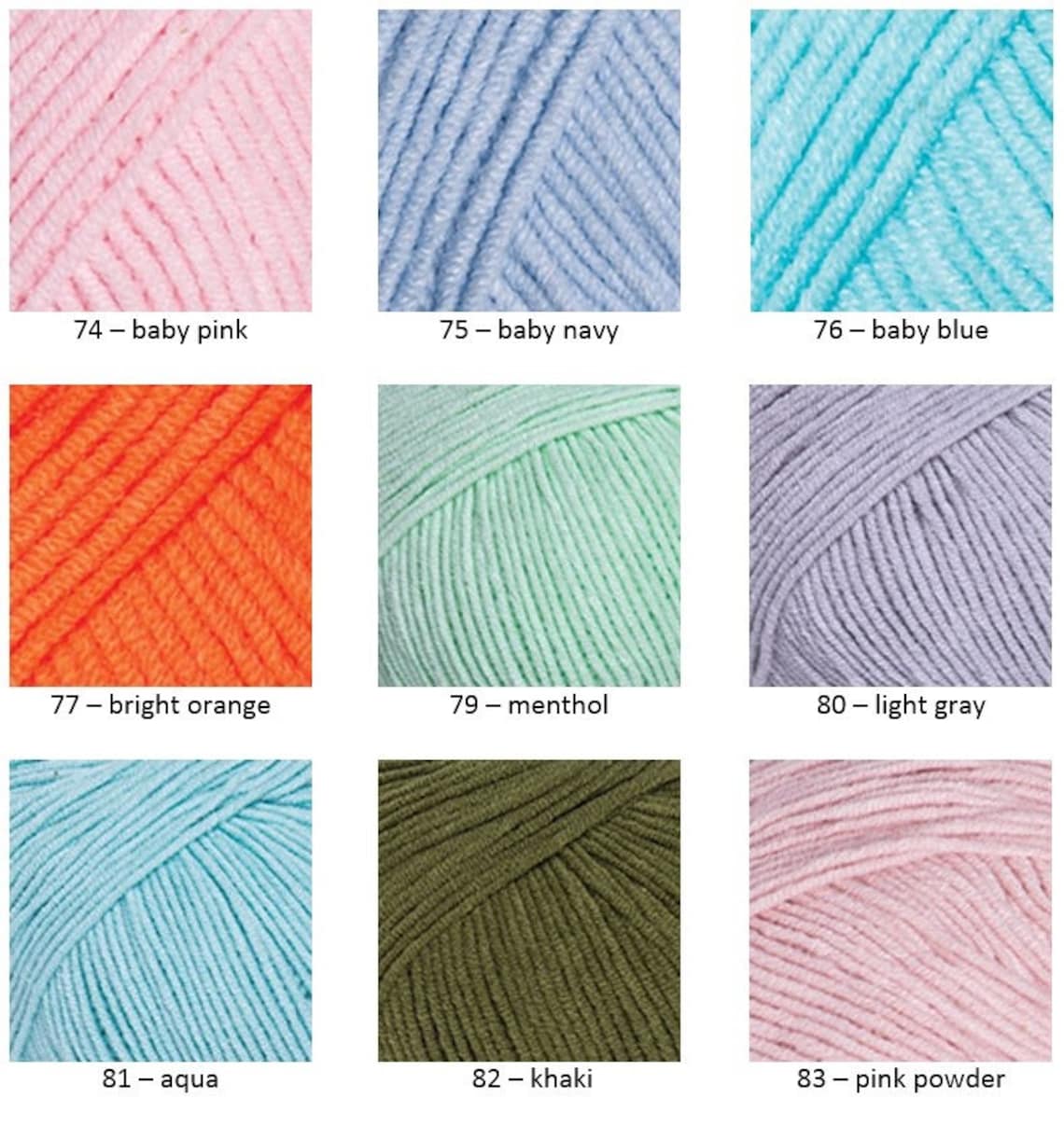 Yarn YarnArt Jeans yarn cotton yarn cotton thread acrylic yarn | Etsy