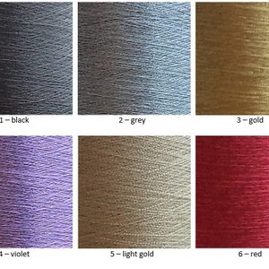 Metallized Thread Embroidery Yarn Metallic Embroidery Lurex Metallic ...