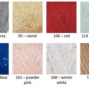 Yarn Alize Angora Gold Star Payette Yarn Sequins Yarn Payette Sequin ...