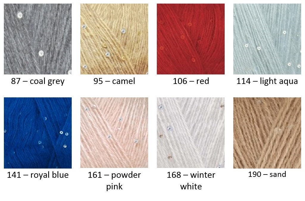 Yarn Alize Angora Gold Star Payette Yarn Sequins Yarn Payette - Etsy Canada