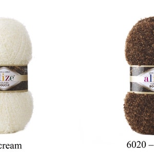 Yarn Alize Naturale Boucle Yarn Boucle Wool Thread Boucle String Ratine ...