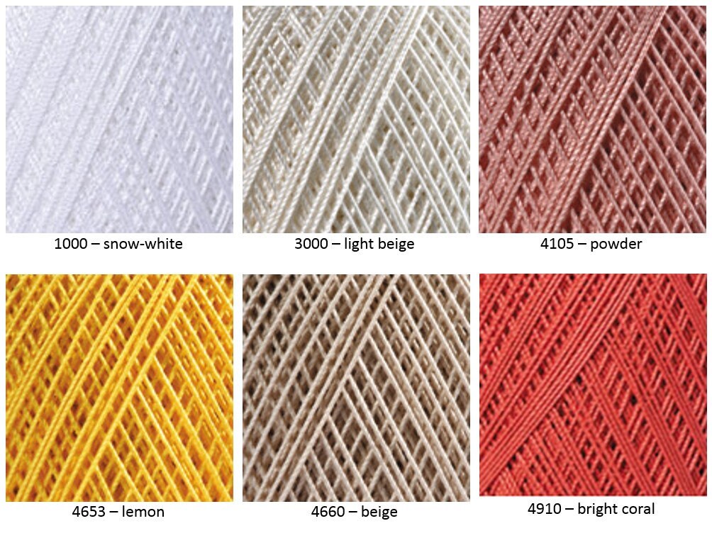 Yarn Yarnart Violet Yarn 100% Mercerized Cotton Yarn Napkin - Etsy