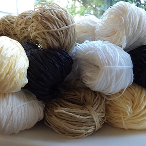 Yarn Raffia Natural Yarn 50g 100% Cellulose Yarn Natural Raffia Straw ...