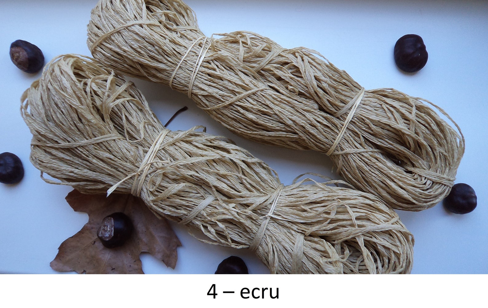 Yarn Raffia Natural Yarn 50g 100% Cellulose Yarn Natural | Etsy