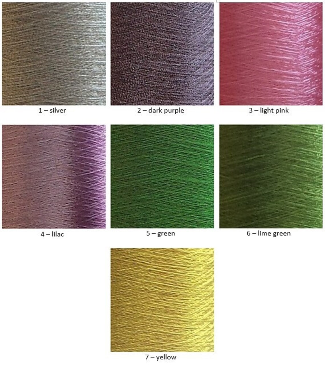 Metallized Thread Embroidery Yarn Metallic Embroidery Lurex Metallic ...