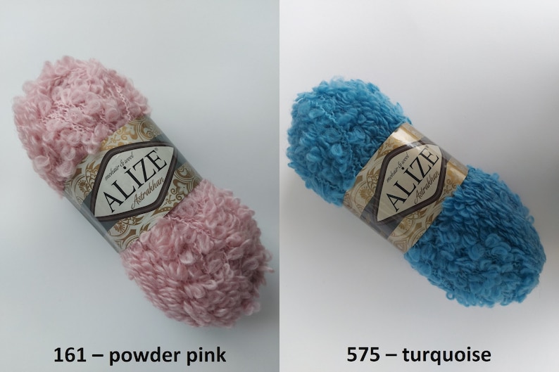 Yarn Alize Astrakhan Yarn Boucle Yarn Ratine Yarn Pongee Yarn - Etsy