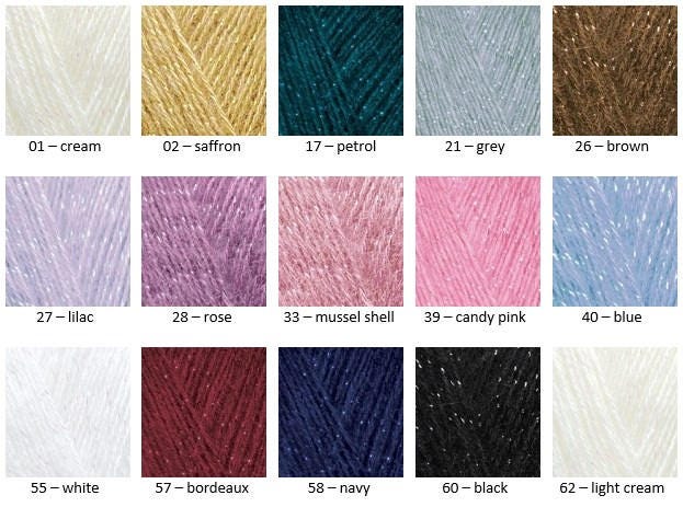 Yarn Alize Angora Gold Simli Metallic Yarn Mohair Yarn Acrylic Yarn ...