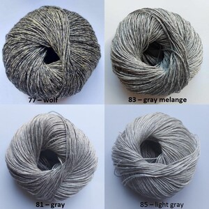 100% Linen Yarn Natural Linen Flax Yarn Eco-friendly Yarn Crochet Linen ...