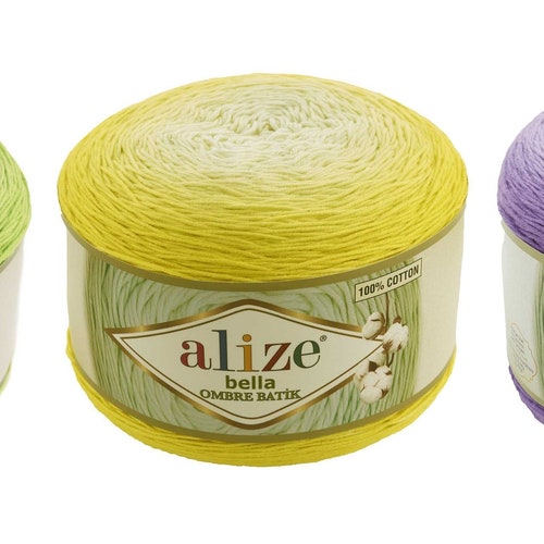 Gradient Yarn Alize Bella Ombre Batik 250g-900m Yarn Cakes - Etsy