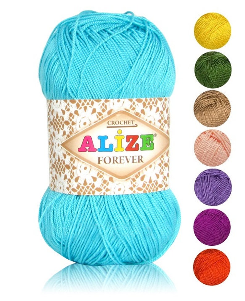 Yarn Alize Forever Yarn 100% Microfiber Yarn Acrylic Yarn ...