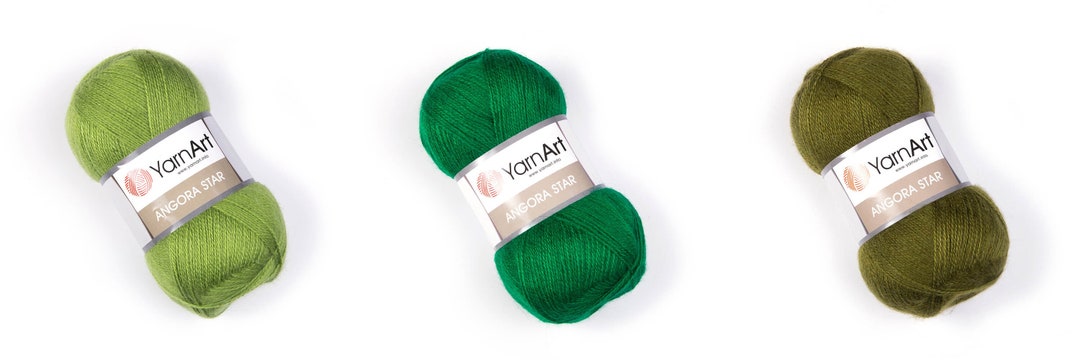 Yarn Yarnart Angora Star Wool Yarn Mohair Yarn Acrylic Yarn Turkish ...