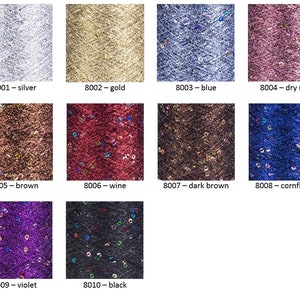 Yarn Paillettes Yarnart Yarn Payette Yarn Sequin Yarn Payette Sequin ...