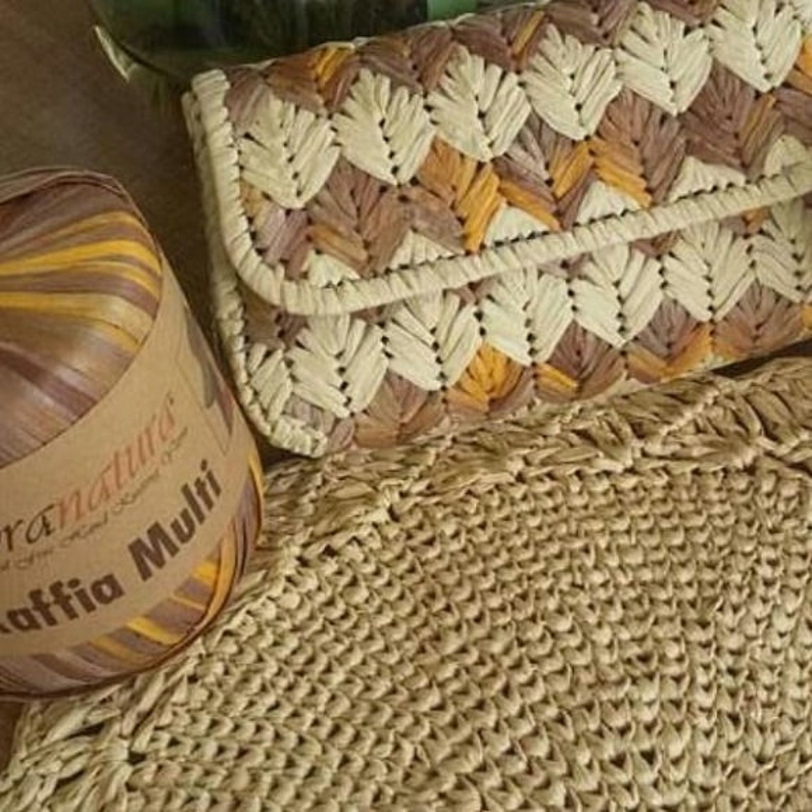 Yarn Raffia multi Fibranatura Yarn 100% Cellulose Yarn - Etsy