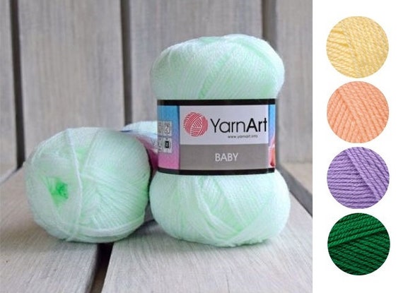 Yarn Yarnart Baby Yarn Bebe Yarn Children's Yarn 100% - Etsy