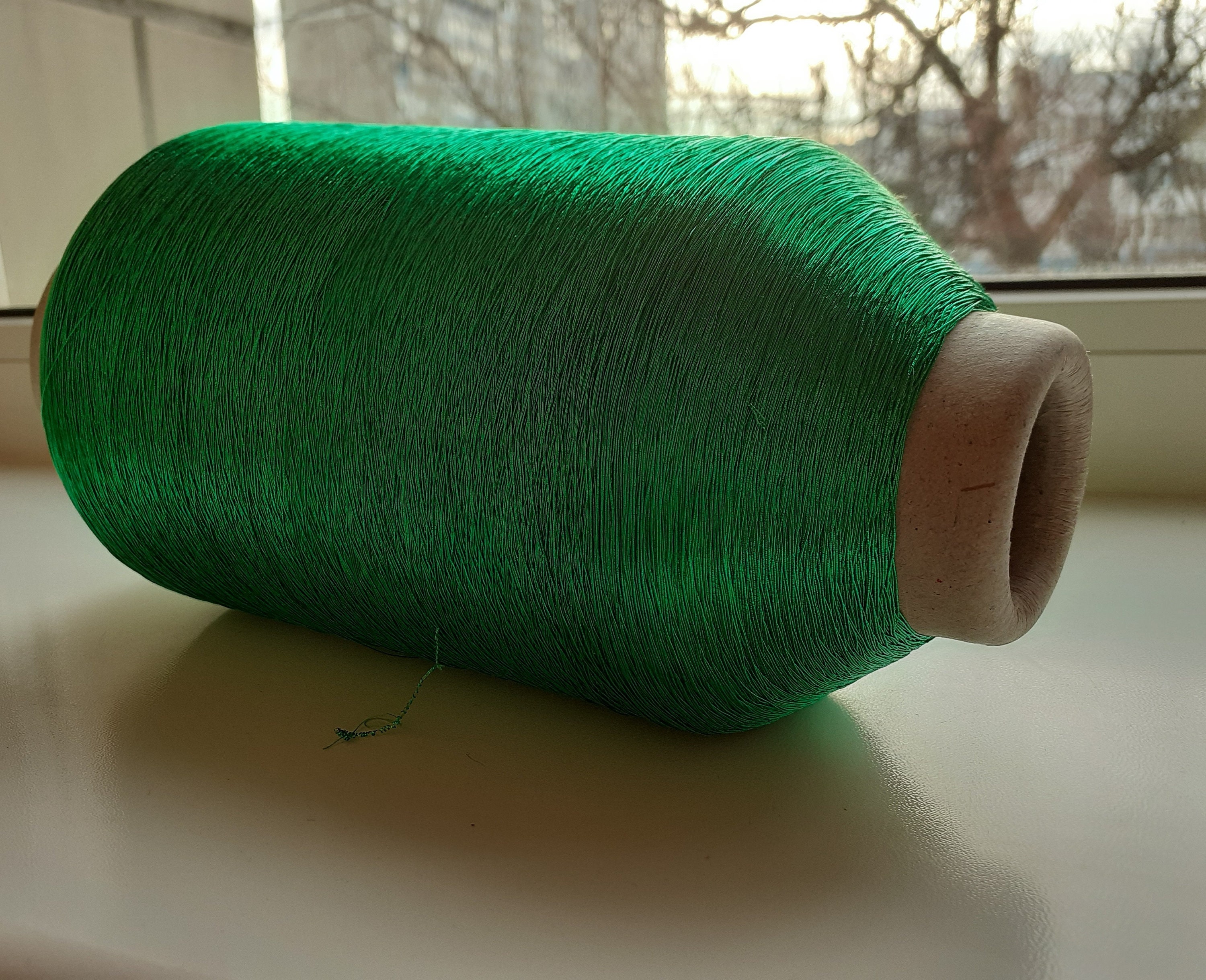 Green Metallic Yarn 500g Green Metallized Yarn Glitter Yarn - Etsy