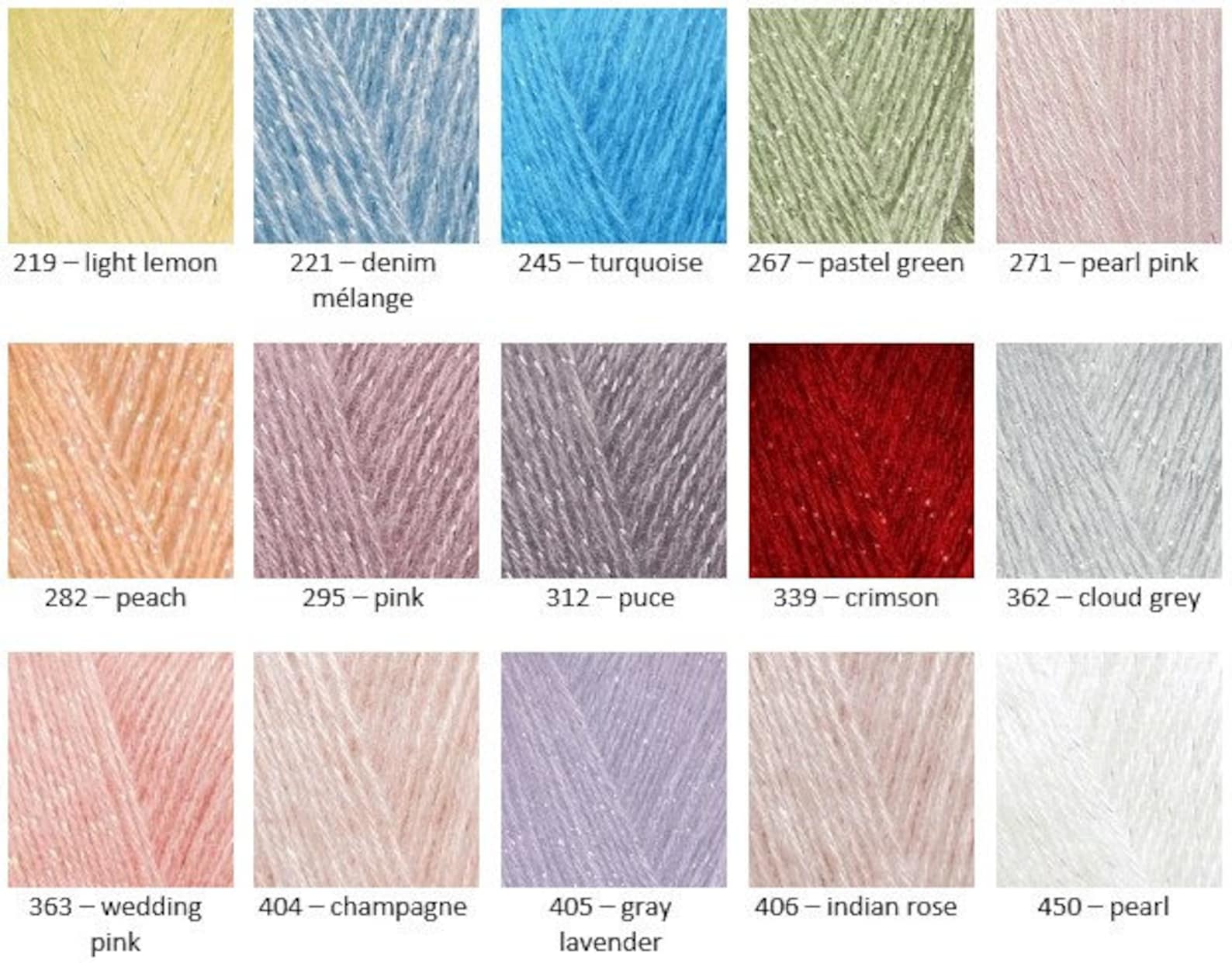 Yarn Alize Angora Gold Simli Metallic Yarn Mohair Yarn Acrylic Yarn ...
