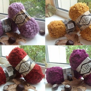 Yarn Alize Astrakhan Yarn Boucle Yarn Ratine Yarn Pongee Yarn Ratte ...