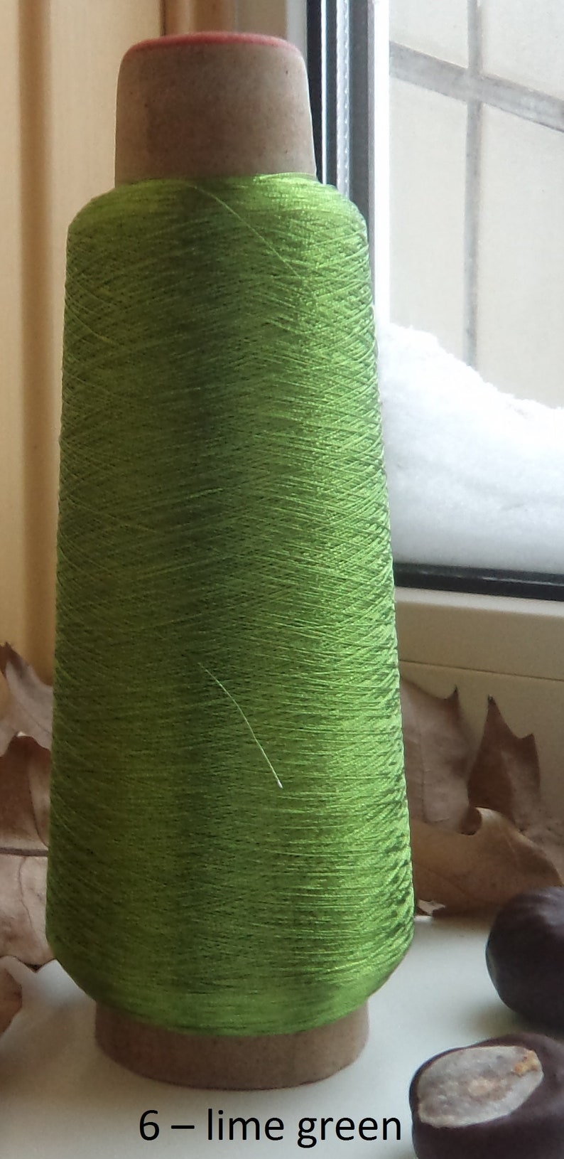 Metallized thread embroidery yarn metallic embroidery lurex | Etsy