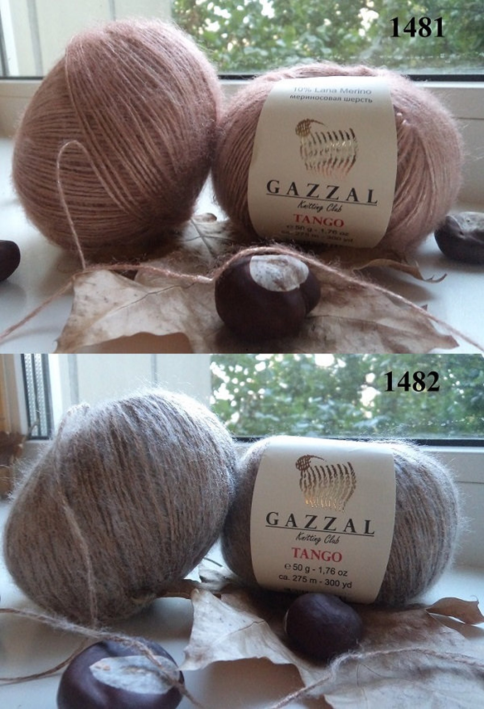 Yarn Gazzal Tango Yarn Gazzal Rock 'n' Roll Yarn Brocade Yarn Metallic ...
