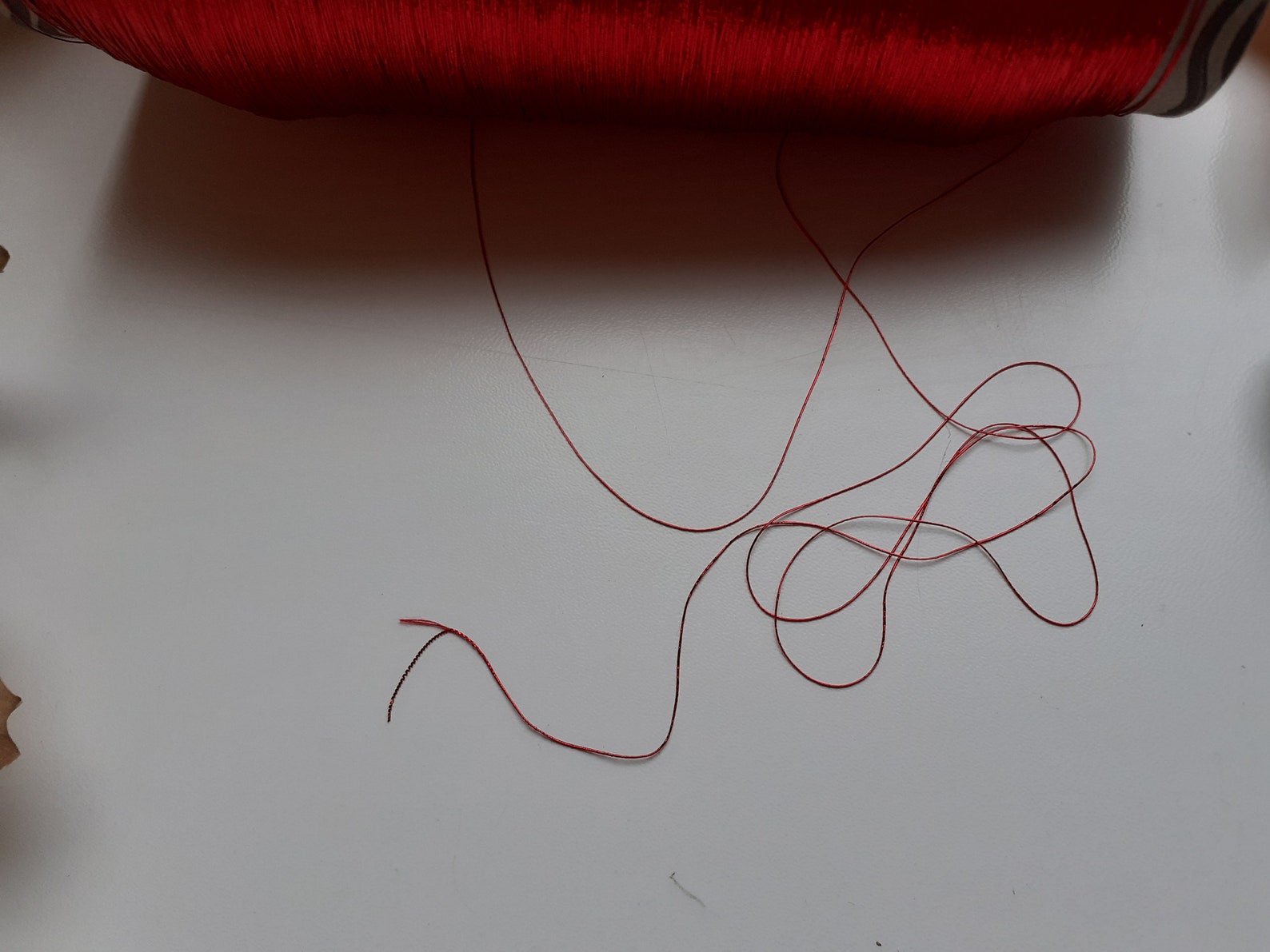 Red Metallic Yarn 100g Red Metallized Yarn Glitter Yarn Lurex | Etsy