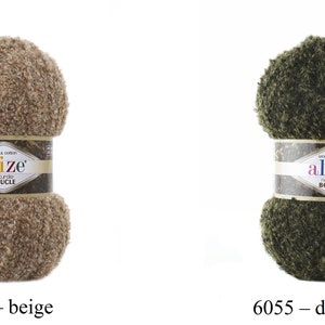 Yarn Alize Naturale Boucle Yarn Boucle Wool Thread Boucle String Ratine ...