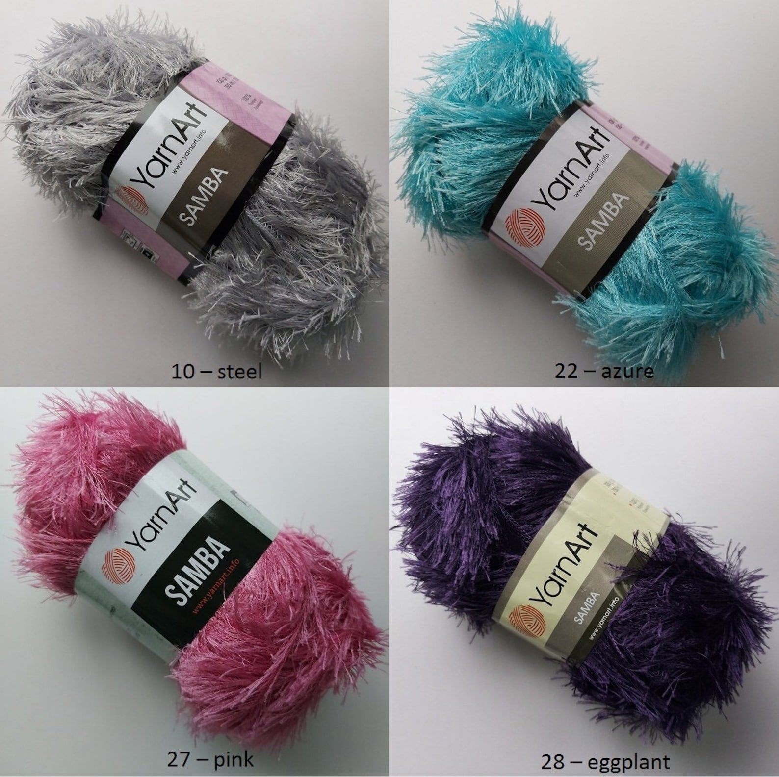 Yarn Yarnart Samba Yarn Faux Fur Yarn Long Eyelash Yarn Fun Fur Yarn ...