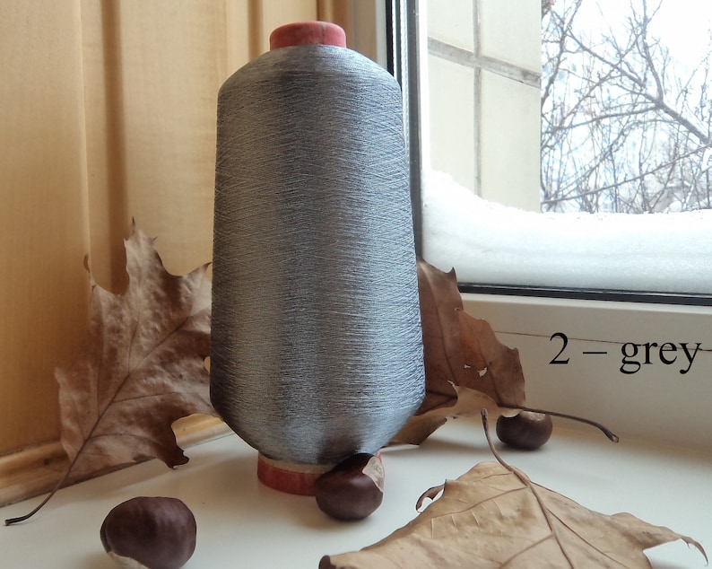 Metallized Thread Embroidery Yarn Metallic Embroidery Lurex - Etsy