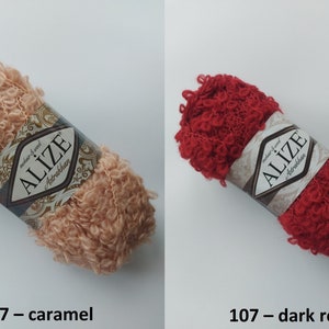 Yarn Alize Astrakhan Yarn Boucle Yarn Ratine Yarn Pongee Yarn Ratte ...