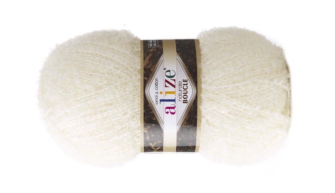 Yarn Alize Naturale Boucle Yarn Boucle Wool Thread Boucle String Ratine ...