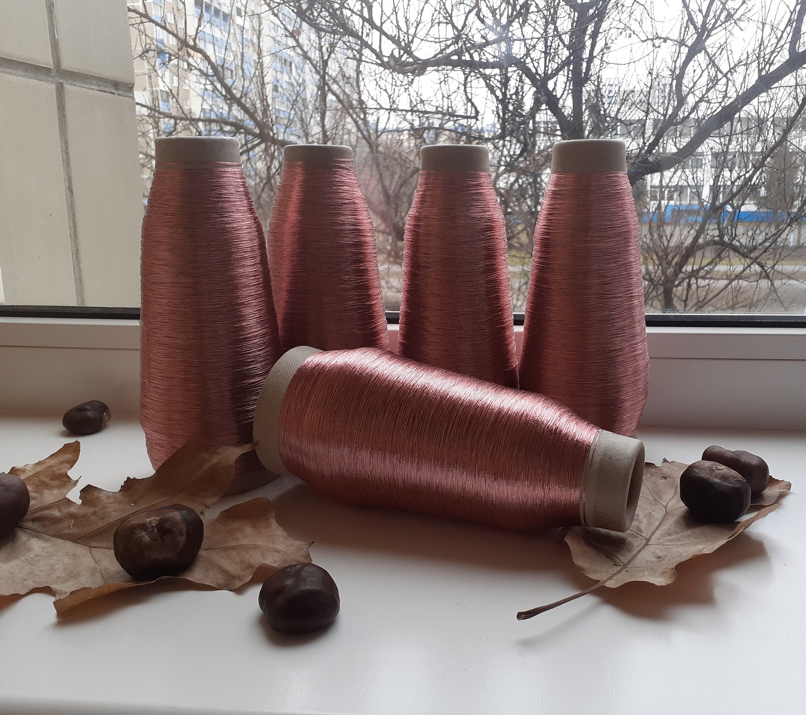 Pink metallic yarn 100g pink metallized yarn glitter yarn | Etsy