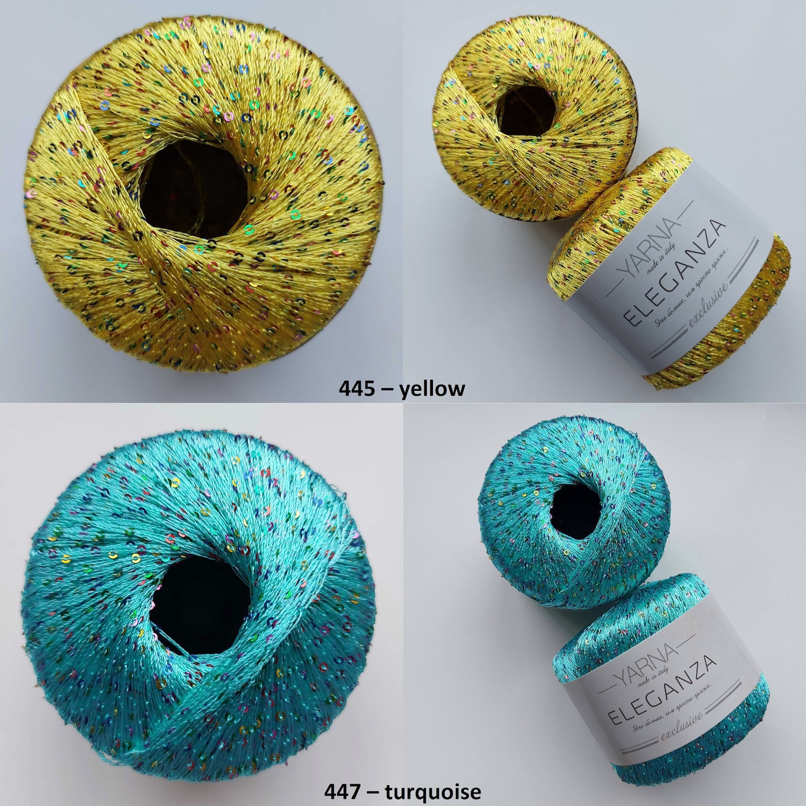 Yarn Eleganza Yarn Payette Yarn Sequin Yarn Payette Sequin Yarn Beads ...