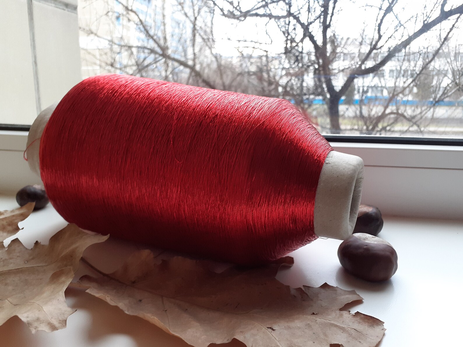 Red metallic yarn 500g red metallized yarn glitter yarn lurex | Etsy