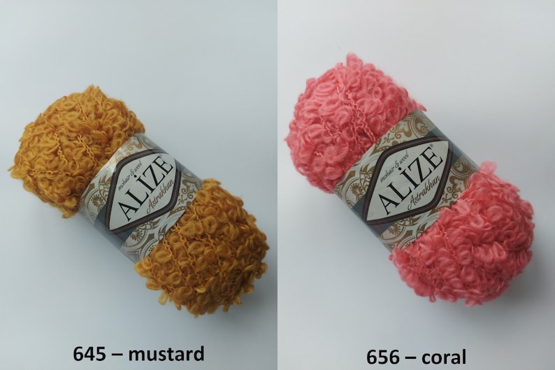 Yarn Alize Astrakhan Yarn Boucle Yarn Ratine Yarn Pongee Yarn Ratte ...