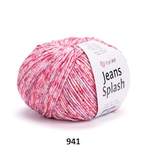 Yarn Yarnart Jeans Splash Cotton Yarn Print Cotton Yarn Amigurumi Yarn ...
