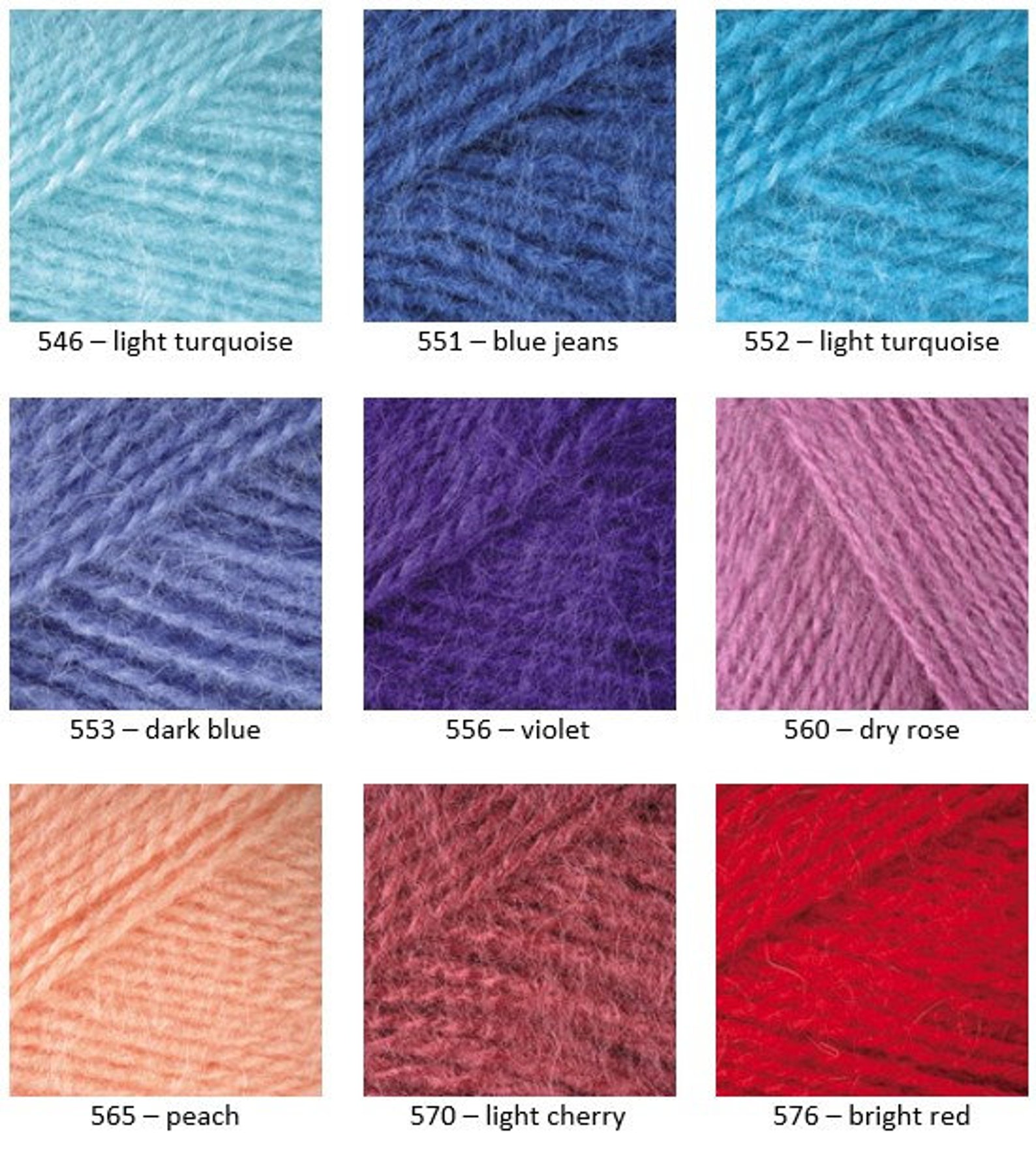 Yarn Yarnart Angora RAM Angora Yarn Mohair Yarn Wool Blend Yarn Mohair ...