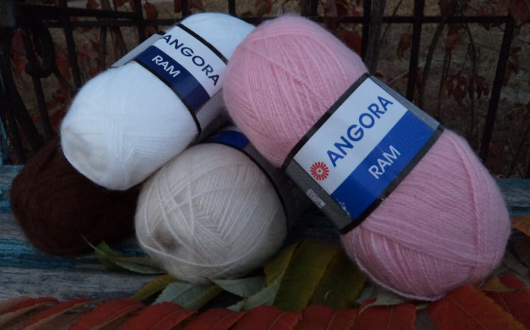 Yarn Yarnart Angora RAM Angora Yarn Mohair Yarn Wool Blend Yarn Mohair ...