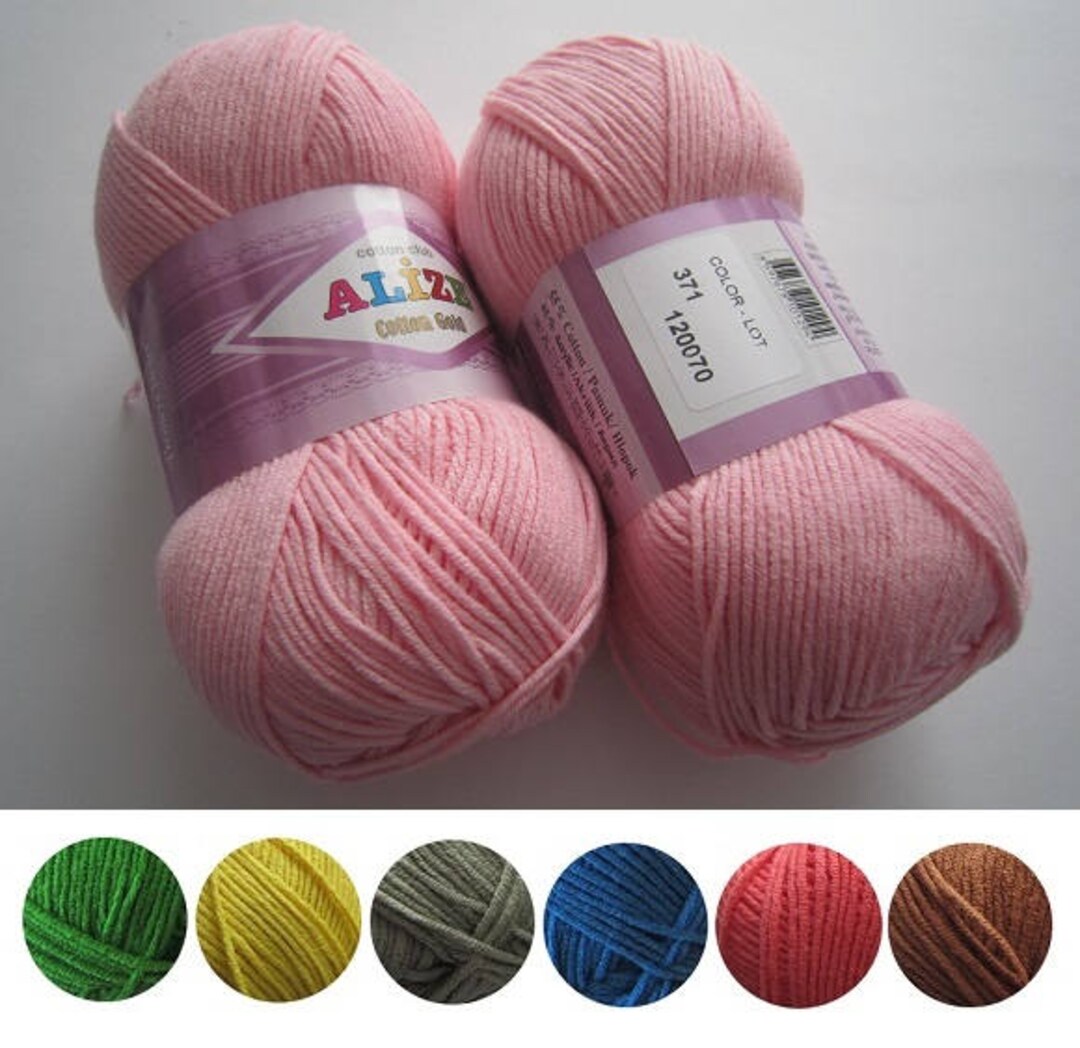 Yarn Alize Cotton Gold Yarn Cotton Yarn Cotton Thread Acrylic Yarn ...