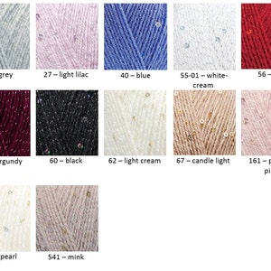 Yarn Alize Sal Abiye Yarn Payette Yarn Sequin Yarn Payette Sequin Yarn ...