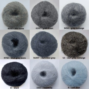 Mohair Yarn Super Royal Yarn кid Mohair Yarn Wool Blend Yarn Gentle ...