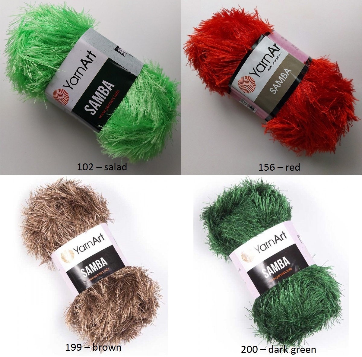 Yarn Yarnart Samba Yarn Faux Fur Yarn Long Eyelash Yarn Fun Fur Yarn ...