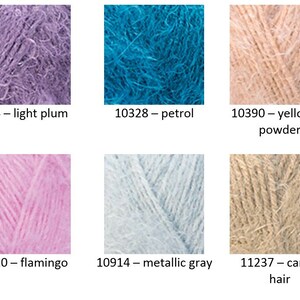 Yarn Nako Paris Yarn Faux Fur Yarn Long Eyelash Yarn Fun Fur Yarn ...