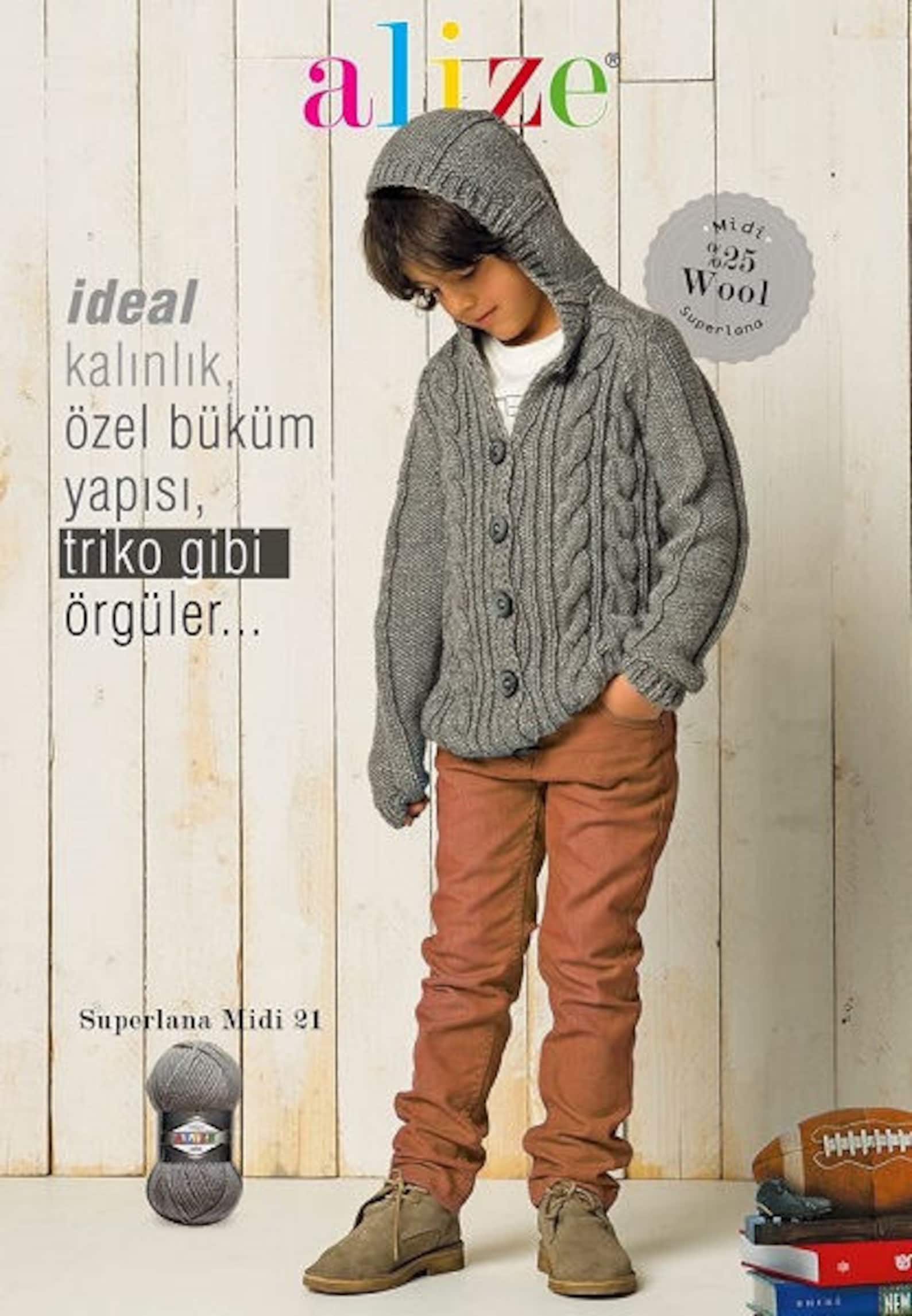 Yarn Alize Superlana Midi Due Jaspe Yarn Bulky Yarn Super | Etsy