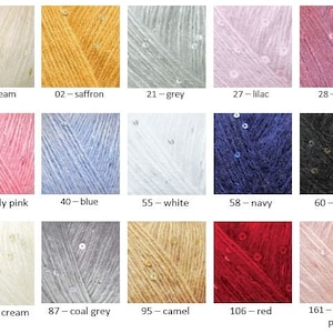 Yarn Alize Angora Gold Pullu Payette Yarn Sequins Yarn Payette Sequin ...