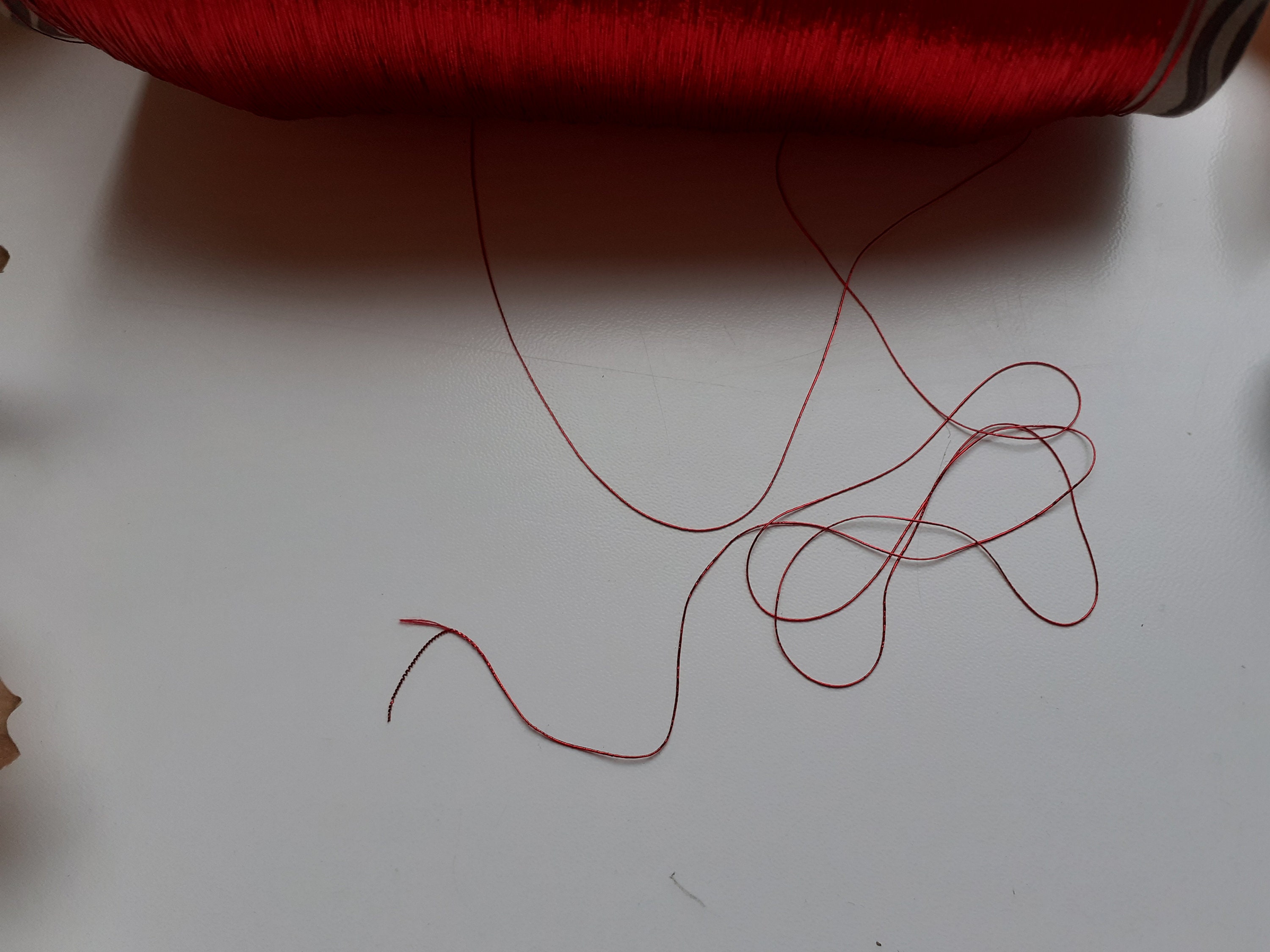 Red metallic yarn 500g red metallized yarn glitter yarn lurex | Etsy