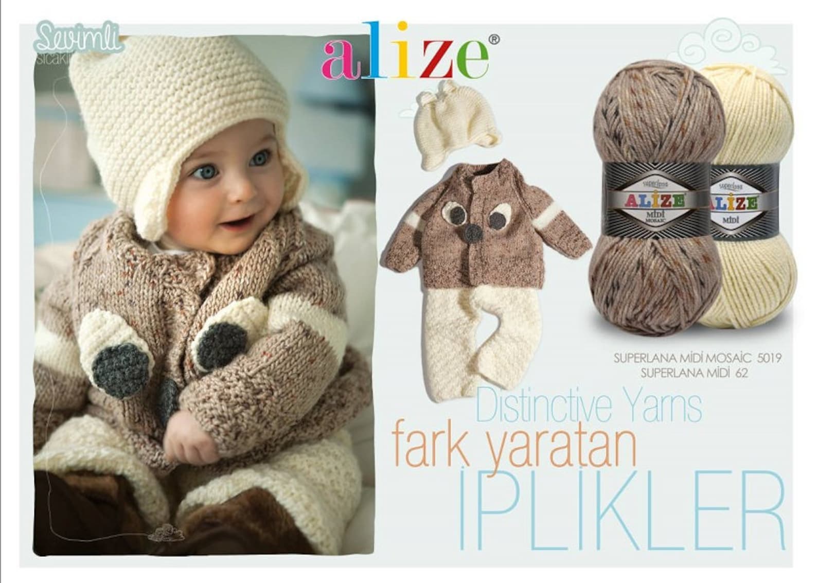 Yarn Alize Superlana Midi Due Jaspe Yarn Bulky Yarn Super | Etsy