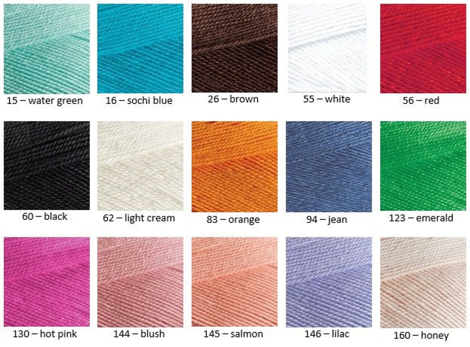 Yarn Alize Miss Yarn Cotton Yarn 100% Mercerized Cotton Thread Crochet ...